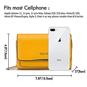 Roulens Small Crossbody Bag for Women,Cell Phone Purse Women's Shoulder Handbags Wallet Purse with Credit Card Slots