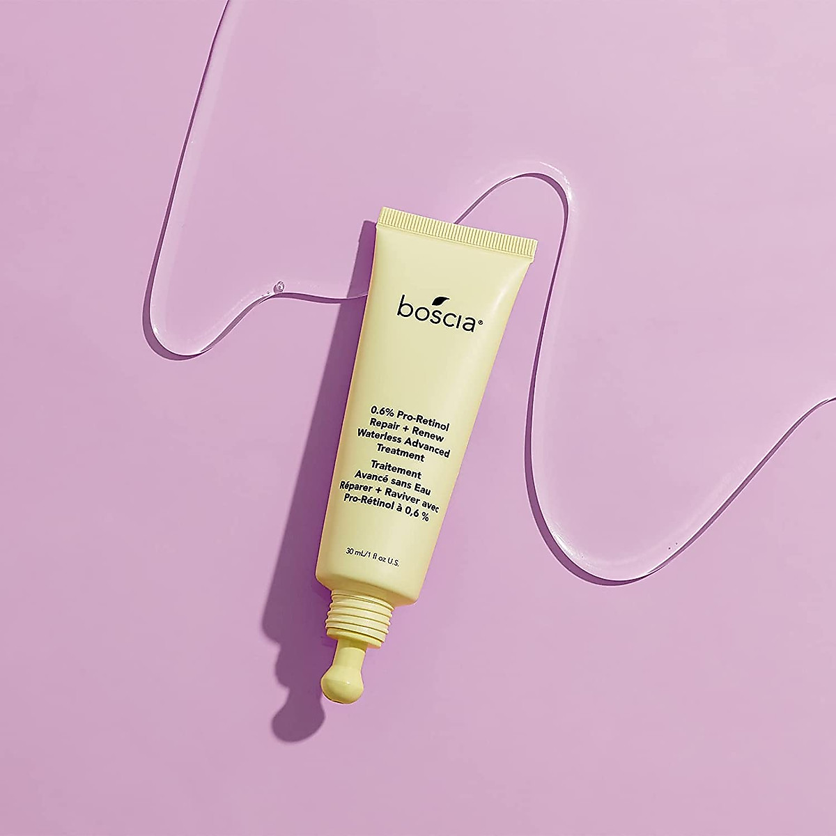 boscia 0.6% Pro-Retinol Repair + Renew Waterless Advanced Treatment - Vegan, Cruelty-Free, Natural Skin Care - For Fine Lines & Wrinkles - 1 fl oz