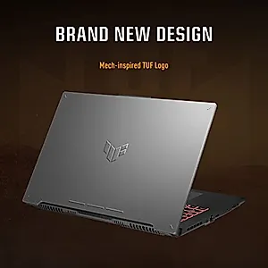 ASUS TUF Gaming F17 (2023) Gaming Laptop, 17.3” FHD 144Hz Display, GeForce RTX 4050, AMD Ryzen 7 7735HS, 16GB DDR5, 1TB PCIe 4.0 SSD, Wi-Fi 6, Windows 11, FA707NU-DS74,Mecha Gray