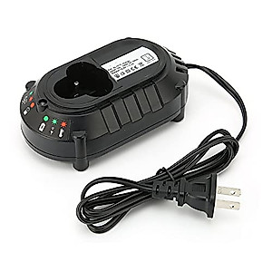 Replacement Charger for Makita, 10.8V 12V Lithium Battery Charger for Makita with LED Indicator DC10WA DF030D (US Plug)