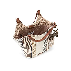 Sakroots Roma Small Shopper, Tobacco Batik Woven