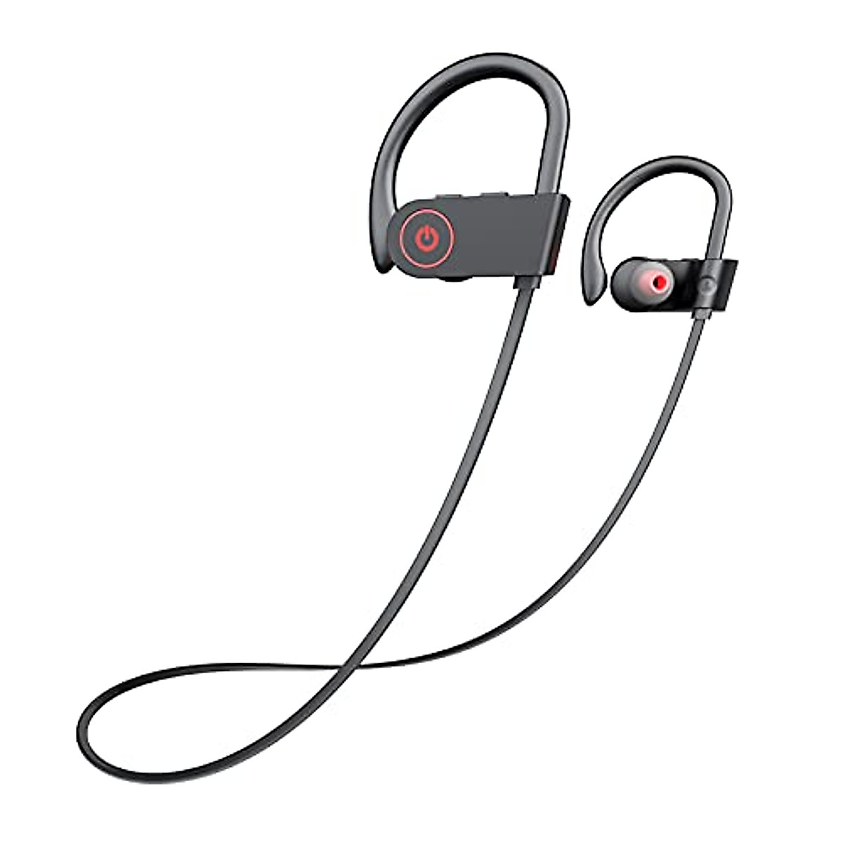 Bluetooth Headphones, Wireless Earbuds IPX7 Waterproof Sports Earphones 16H Playtime with Mic HD Stereo Sound Sweatproof in-Ear Earbuds Sound Isolation Headsets Gym Running Workout