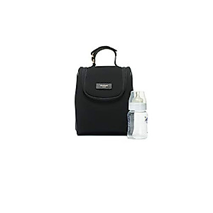 Storksak St. James Convertible Backpack Diaper Bag - Black Scuba