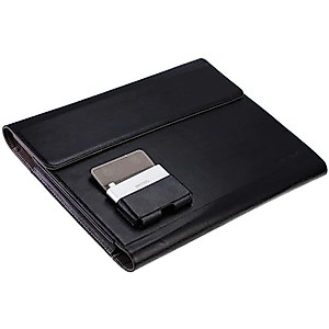 Broonel Black Leather Folio Case - Compatible with ASUS Chromebook C204 11.6" / ASUS Chromebook Flip C214 11.6"