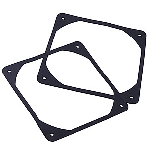 szzijia 10pcs 120mm Black Anti-vibration Rubber Fan Gasket Silicone Shock Proof Absorption Pad For Computer PC Case