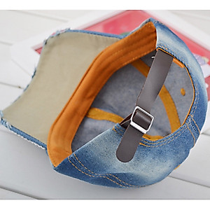 Anjoy Women Loving Heart Bling Rhinestone Sport Jeans Baseball Golf Cap Hat