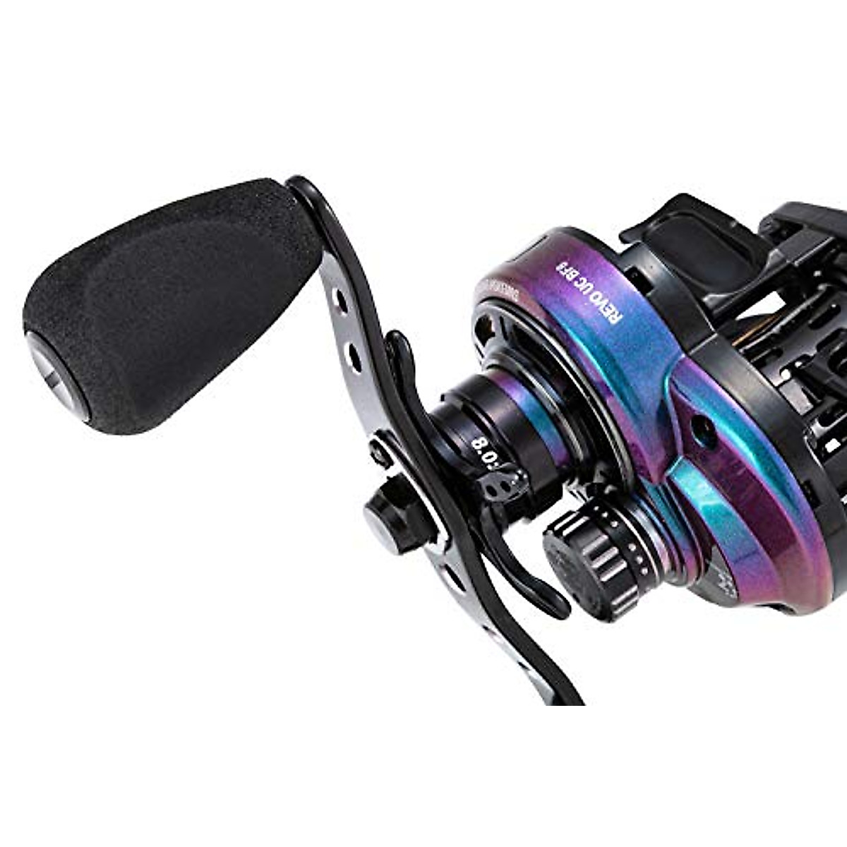 Abu Gacia BF8-L Revo Ultracast BF8-L Bait Reel, Left Roll