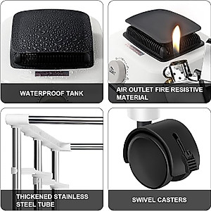 Uten Clothes Dryer, 1500W Clothes Dryer Machine with Timer, Laundry Drying Wardrobe, Electric Clothes Drying Rack and Dryer for Apartments, Home