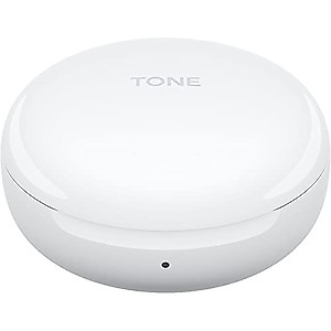 LG Tone Free HBS-FN5W True Wireless Earbuds Bluetooth Meridian Audio with UVnano Case Bundle Macarons Carrying Case (Mint)