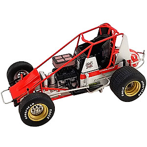 Winged Sprint Car #18 Brad Doty National Sprint Car Hall of Fame and Museum World of Outlaws (1986) 1/18 Diecast Model Car by Acme A1809525