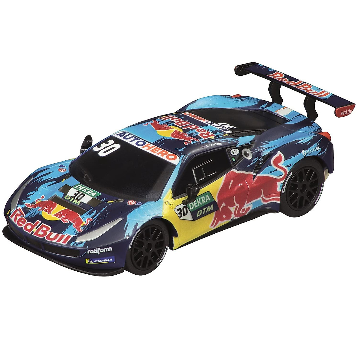 Carrera GO!!! Electric Powered Slot Car Racing Kids Toy Race Track Set 1:43 Scale, DTM Power Run