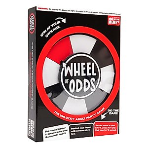 WHAT DO YOU MEME? Wheel of Odds - The Truth or Dare Party Game - for College, Birthdays, and Game Night