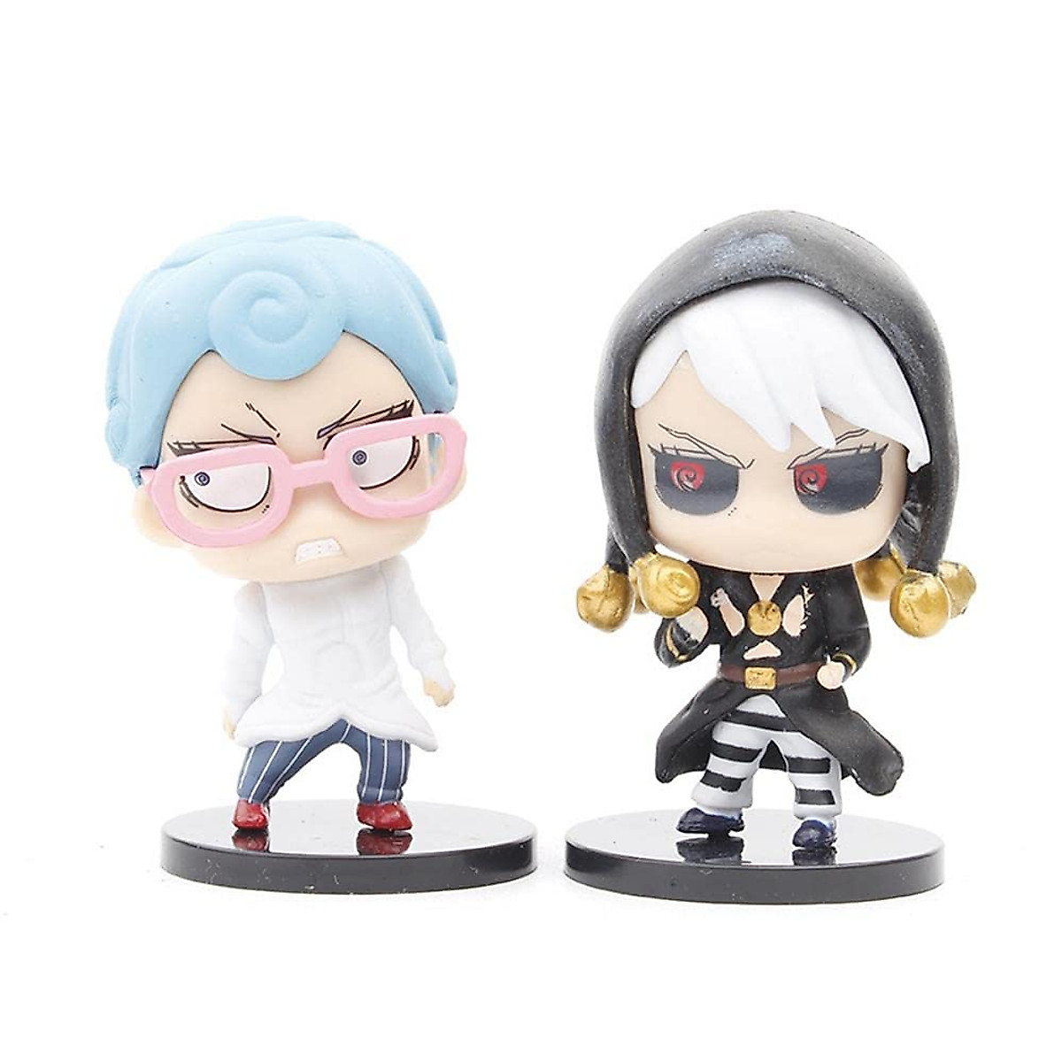 ToysClubUS Set of 7 Pcs of JoJo's Bizarre Adventure: Golden Wind The Hitman Team/Execution Squad/La Squadra Esecuzioni Action Figure