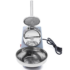 Welsteepse Electric Ice Shaver Snow Cone Maker Machine 143lbs/hr with Ice Pick for Home and Commercial Use