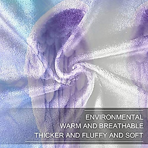 Angel Wings Plush Throw Blankets Purple Summer Blanket for Bed Couch and Living Room Suitable 50x60inch 2040278