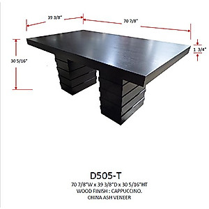 Kings Brand Furniture Bierce Table, Black