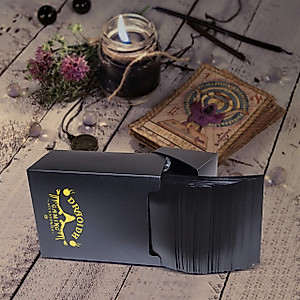 Card Deck Boxes Set of 5 + 500 Sleeves + Packaging Designed for Storage (Black, White, Blue, Green, Red) for Magic The Gathering (MTG) Pokemon yugioh - May be Suitable for Other Trading Card Games