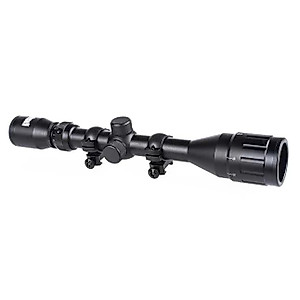 Sharpshooter 4-12x40 Adjustable Objective Scope & Ring Combo