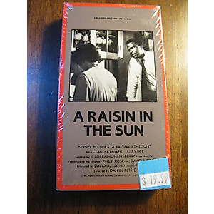 Brand New VHS - STILL FACTORY-SEALED. A Raisin In The Sun (1961) Starring Sidney Politier, Ruby Dee, VHS, Columbia Pictures, NR, running time: 128 mins., b&w