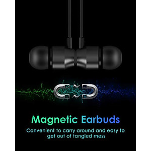 PALOVUE Lightning Headphones Earphones Earbuds in-Ear Magnetic MFi Certified with Microphone Compatible iPhone 14 13 12 11 Pro Max iPhone X XS Max XR iPhone 7 8 Plus iPad Metallic Black