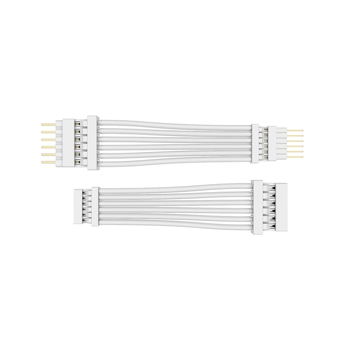 Litcessory Controller to 6-Pin Adapter for Philips Hue Lightstrip Plus (Detachable Version, White - MICRO 6-PIN V4)