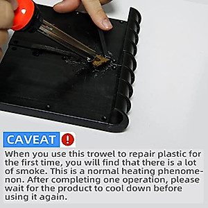 Upgrade 100W Temperature Control Plastic Welding Repair Kit with 40 Rods, Multi-Purpose Fit & Quick Heating Portable Welder Tools for DIY, Car Bumper, Dashboard, Kayak, Canoe