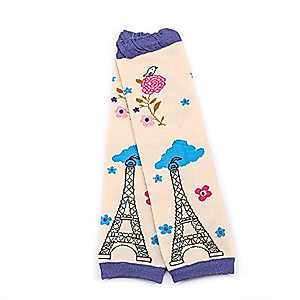 Sept.Filles Baby and Toddler Leg Warmers 3.15'' x 11.8'' Packs of 6(E)