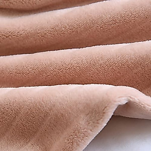 Dadatutu Women's Solid Cable Fleece Pajamas Sets Lapel Sleepwear Pocket Loose Long Sleeve Button Shirt Trousers Pajama Set