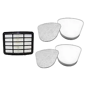 Anewise Filter Replacement for Shark Navigator Lift Away Deluxe Professional Vacuum ZU503AMZ NV350 NV351 NV352 NV355 NV357 NV360 NV370 UV440 UV540, Parts XFF350 & XHF350, 1 HEPA + 2 Pre-Felt Filters