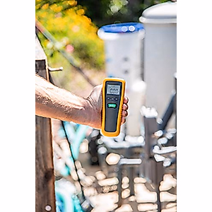 Basic Ammonia Meter by Forensics | 0-100ppm with 1ppm Resolution | Farm, Poultry, Pig & Livestock | Soft Touch Rubber Grip | Large Display & Backlight | Mode: FD-NH3000 | Yellow