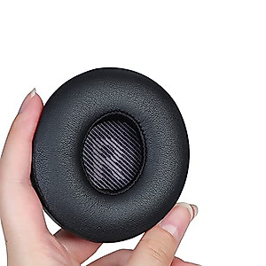 Aiivioll Protein Leather Replacement Earpads for Everest 300, V300BT Headphone Earpads, Headphone Ear Cushions, Headset Earmuffs Repair Parts (Black)