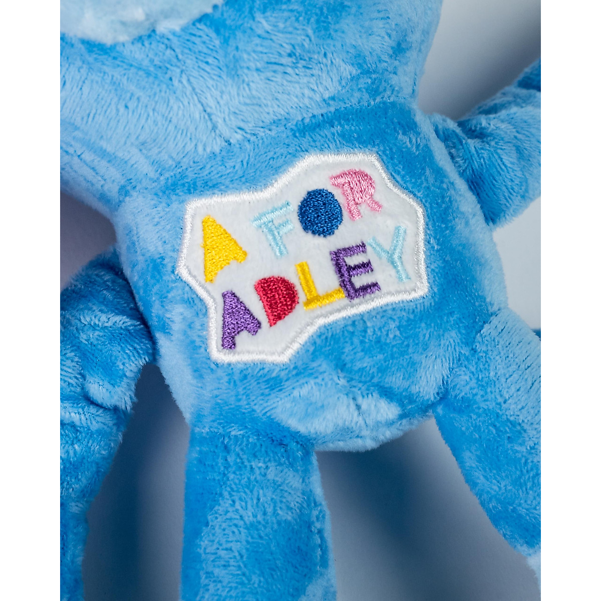A FOR ADLEY Official Merch Monkey Buddies, A Pink and Blue Monkey Ready to Be Your Favorite Stuffed Animal Friend. Comes with Carrying Bag.