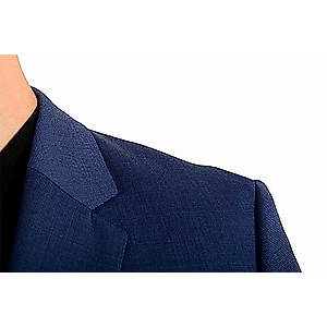 Hugo Boss Men's Astian184 Blue Extra Slim Fit 100% Wool Blazer US 40L IT 50L