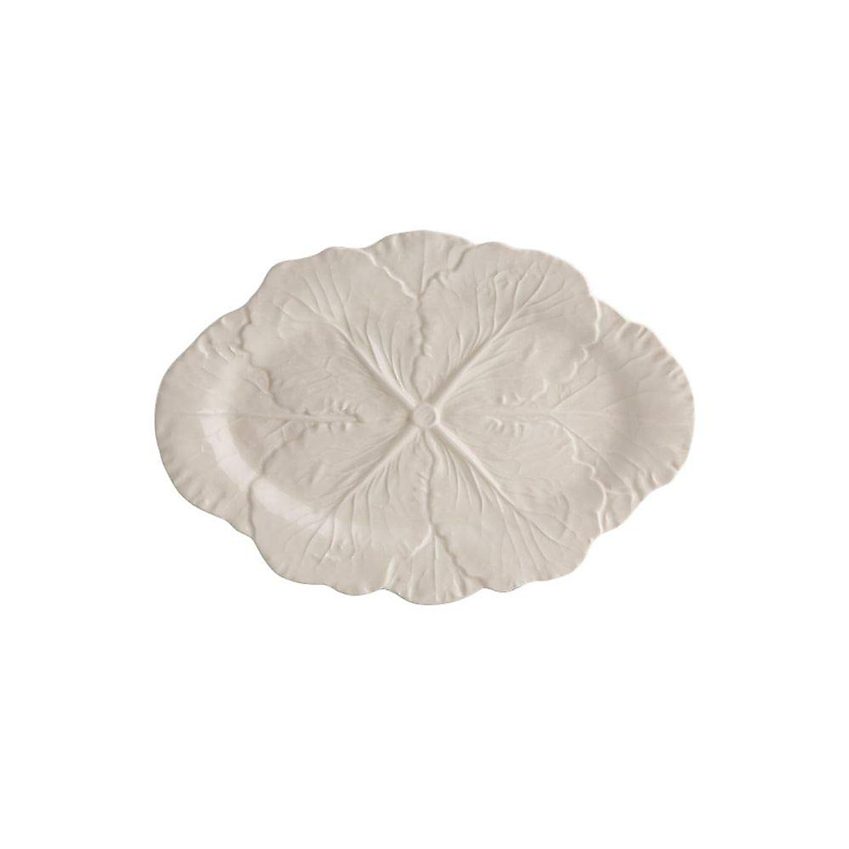 Bordallo Pinheiro Cabbage Oval Platter Size: 1.38" H x 14.76" W x 10.24" D