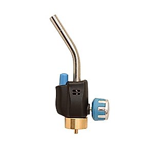 Flame King YSNAX1-088 Trigger Start Lighter Propane Gas Blow Torch Head for Cooking, Welding, Searing, Black, Gray, Light Blue
