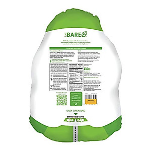 Just Bare® Natural Fresh Whole Chicken | Antibiotic Free | Bone-In | Without Giblets & Neck | 4.0 LB