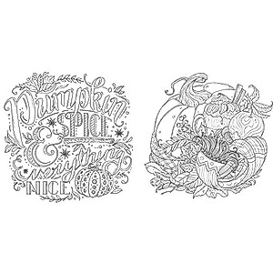 Pumpkin Spice and Everything Nice Coloring Book: Celebrate The Joys of Autumn (Coloring Faith)