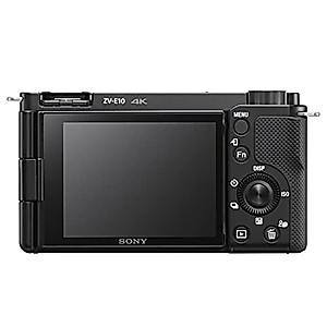 Sony ZV-E10 Mirrorless Camera with 16-50mm Lens + 64GB Memory + Case+ Steady Grip Pod + Tripod+ Software Pack + More (30pc Bundle)
