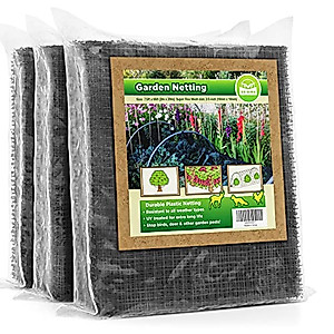 De-Bird Garden Fencing 7.5 x 65 ft Heavy Duty Bird Netting for Garden Protection Plastic Fence - Deer Fence Garden Netting Pest Barrier, Rabbit Fence, Flower Bed Fencing, Garden Fence Animal Barrier