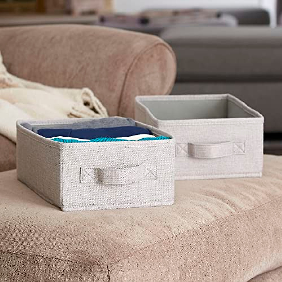 Household Essentials Narrow Closet Organizer Drawers 2 Pack, Gray