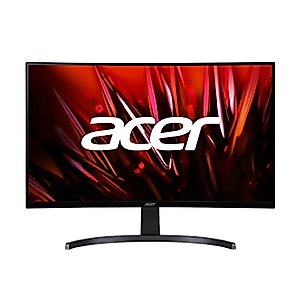 Acer ED273U Abmiipx 27" 1500R Curved WQHD 2560 x 1440 Monitor | Adaptive-Sync Technology | 75Hz Refresh Rate | 1ms VRB | 1 x Display Port 1.2 and 2X HDMI 1.4 Ports,Black