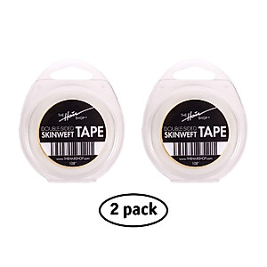 The Hair Shop Double Sided Tape for Skinweft Tape-In Remy Human Hair Extensions, Wig and Hair Pieces, 1/2" x 3 Yards (2 Pack)