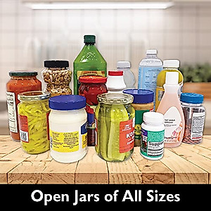 Jar Hero - Under Cabinet Jar Lid & Bottle Opener - Opens Any Size Jar - Effortless Jar Opener For Weak Hands & Seniors with Arthritis