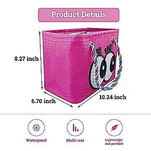 Shower Caddy Portable Folding Utility, Shower tote bag clear, for College Dorm Room Essentials Beach Caddy Tote Bag with Mesh Bottom Handles (Pink)