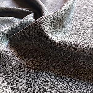 Gray Menswear Light Semi-Sheer Linen Upholstery Fabric 54" by The Yard