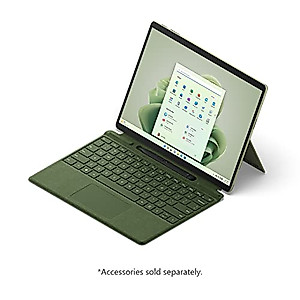 Microsoft Surface Pro 9 (2022), 13" 2-in-1 Tablet & Laptop, Thin & Lightweight, Intel 12th Gen i5 Fast Processor for Multi-Tasking, 8GB RAM, 256GB Storage with Windows 11, Forest