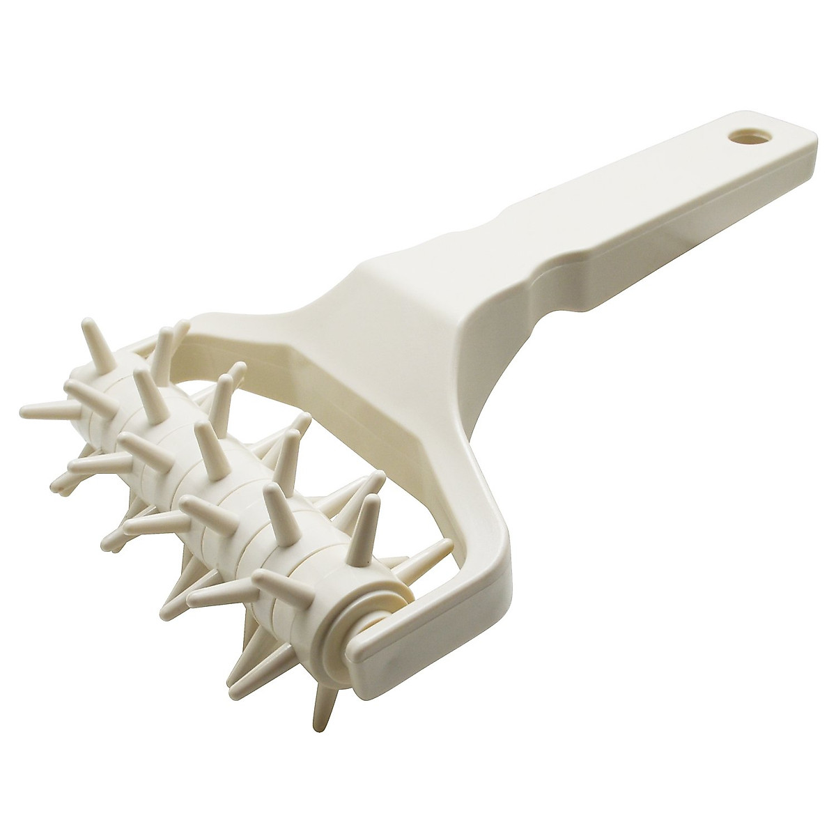 Meta-U Time-Saver Pizza Dough Roller Docker - Dough Blistering Killer - Buy One Get Three (Pizza Cutter and Pastry Scraper) - Gift Package