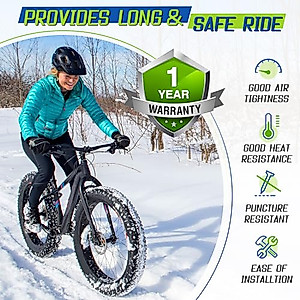 2 Pack 26x4.0 Fat Bike Tube with AV 32mm Valve, Premium Butyl Rubber 26 x 3.50 26x3.60 26x3.80 Fat Tire Bike Tubes with 2 Tire Levers, 26x4 Bike Tube for Road/MTB/E Bike by Hydencamm(2 of One Size)