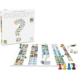 Concept Party Game | Award-Winning Board Game | Team-Based Guessing | Fun Family Game for Adults and Kids | Ages 10+ | 4-12+ Players | Average Playtime 40 Minutes | Made by Repos Production