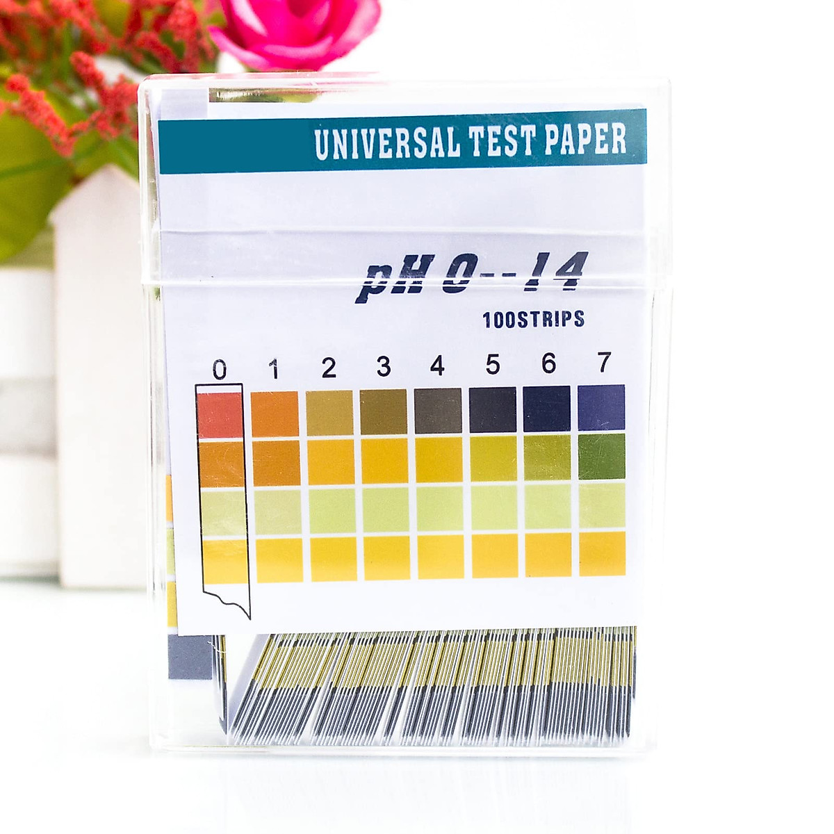 PH Test Strips, PH Paper 0‑14 Scientific Range Precise for Soil Laboratory